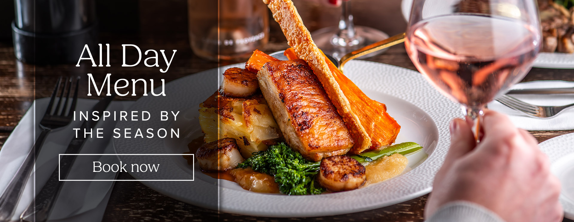 Dinner Menu & Prices | All Day Dining at The Arkley Barnet